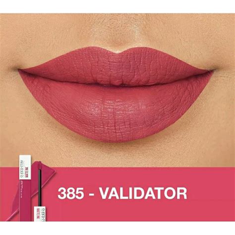 Jual Maybelline Superstay Matte Ink Lipstick 385 Validator Shopee