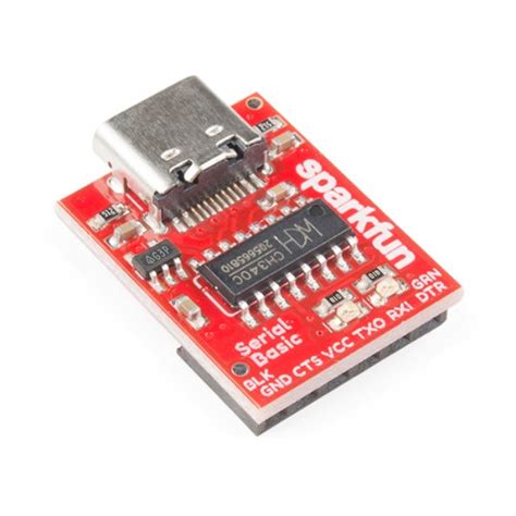 스파크펀 sparkfun serial basic breakout ch340c and usb c dev 15096 일렉솔루션