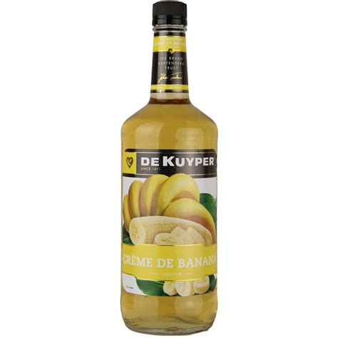 Dekuyper Creme De Banana Liqueur Ltr Marketview Liquor
