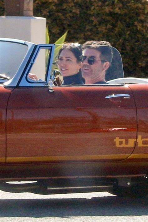 Lauren Silverman And Simon Cowell Out Driving In Vintage Mg Turbo In Malibu 03172021 Hawtcelebs