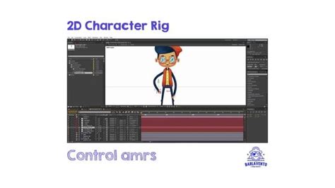 2D Character Rig | Character rigging, 2d character, Character
