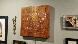 Check The Time On A Beautiful Wooden Word Clock Arduino Blog