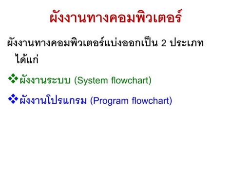 หลักการเขียนผังงาน Flow Chart Pdf