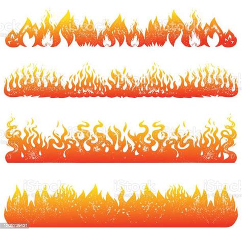 불꽃과 불꽃 빈티지 스타일로 설정합니다 손으로 그린 모노크롬 모닥불 또는 레코딩 스케치 포스터 배너 및 로고용 벡터 일러스트레이션 가연성에 대한 스톡 벡터 아트 및 기타
