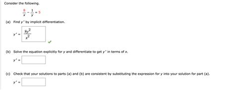 Solved Consider The Following X Y A Find Y Chegg Com