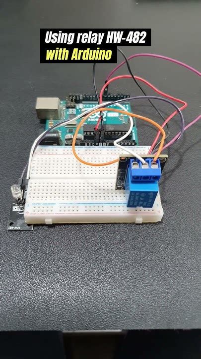 Using Hw 482 Relay With Arduino Arduino Relay Uno Coding Youtube