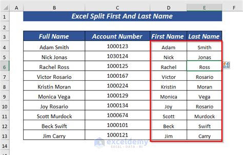 How To Split First And Last Name In Excel Easy Ways ExcelDemy
