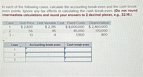 solved in each of the following cases calculate the