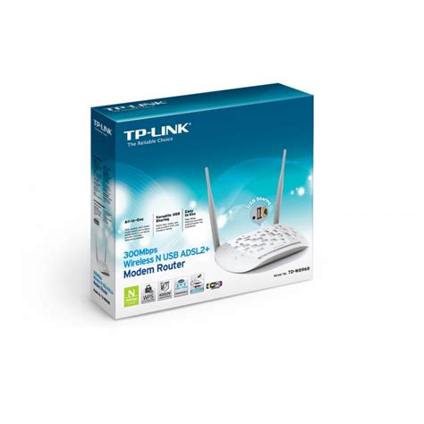 300mbps Wireless N Usb Adsl2 Modem Router Tp Link รุ่น Td W8968