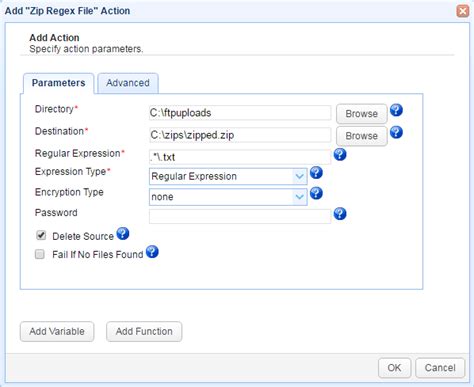 How To Automate Zipping Files To A Server Jscape
