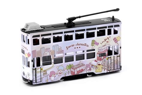 Tiny Hong Kong Bus Model Shop Sanrio Characters 1 120 Die Cast Model 6th Generation Tram