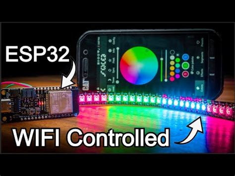 WLED Phone App Control Addressable LEDs With An ESP Or ESP Video Tutorial Australia