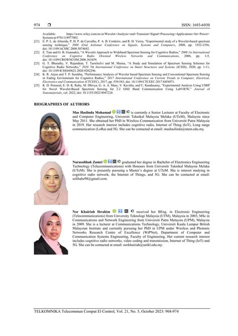 Wavelet Based Sensing Technique In Cognitive Radio Network Pdf