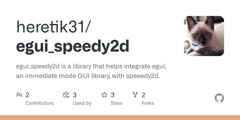 Github Heretik31 Egui Speedy2d Egui Speedy2d Is A Library That Helps Integrate Egui An