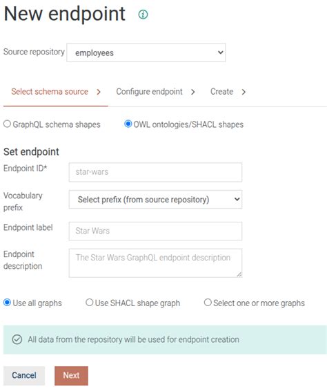 Graphql Schemas And Endpoint Management — Graphdb 111 Documentation