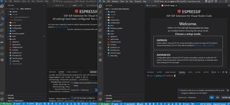 [feature request] store espressif configuration in workspace settings