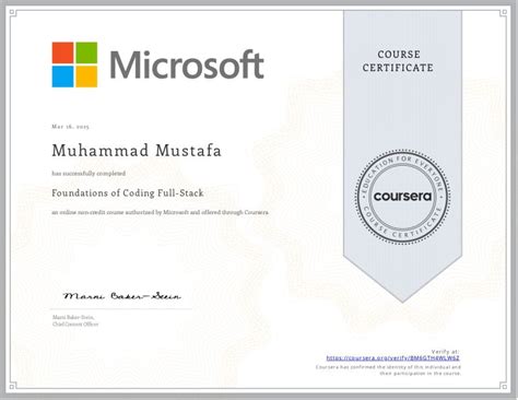 Fullstackdevelopment Coding Programming Microsoft Coursera Techskills Continuouslearning