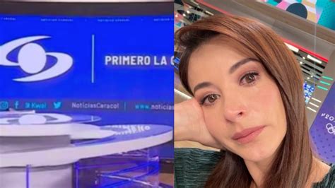 Alejandra Giraldo De Noticias Caracol Mostró El Regalo Que Recibió Y Le