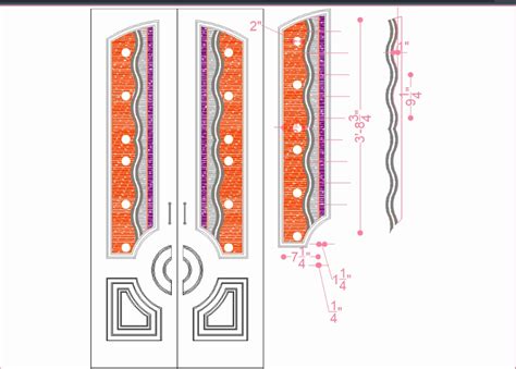 Door In Autocad Cad Download Kb Bibliocad