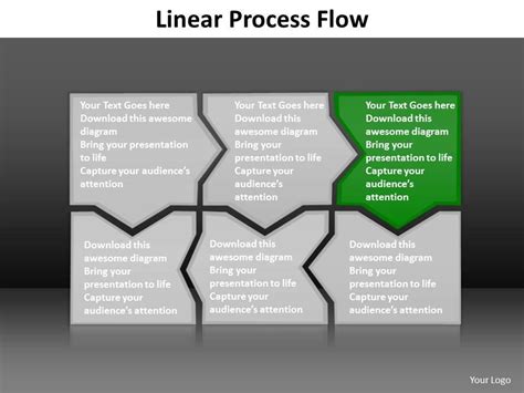 Linear Process Flow Editable Powerpoint Templates Infographics Images PowerPoint