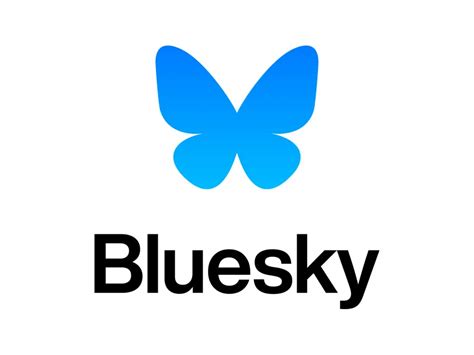 Bluesky Social Logo Vector Files Download Logowik