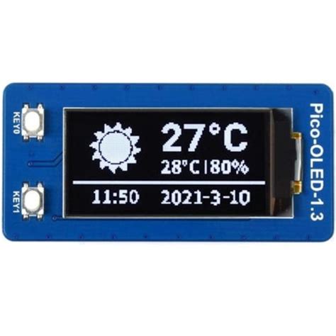 raspberry pi display 1 3inch oled module for raspberry pi pico 64x128