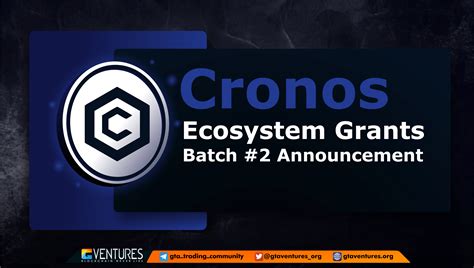 Những Dự án được Nhận Tài Trợ Từ Cronos Ecosystem Grants Đợt 2 Cập Nhật Tin Tức đầu Tư
