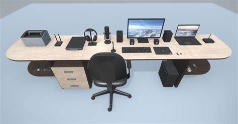 Computer Set 3d Electronics Unity Asset Store