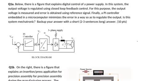 solved q1a below there is a figure that explains digital