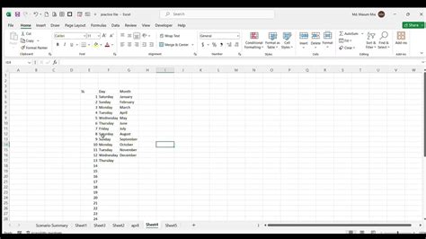 Ms Excel Trips And Tricks Youtube