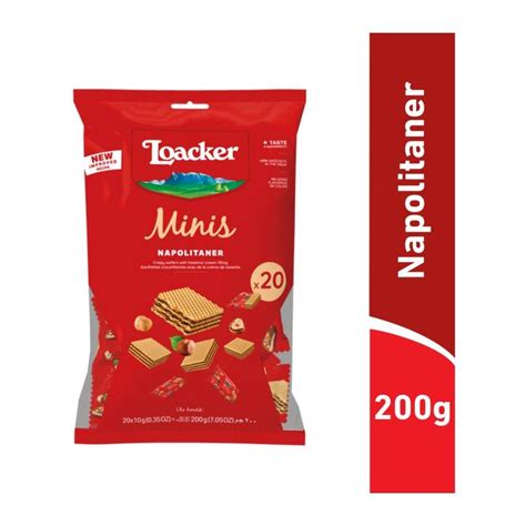 Loacker Minis Biscuit And Wafer Cookies Napolitaner Crispy Lazada