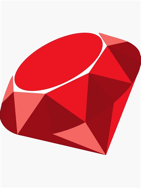 Ruby Sticker For Sale By Backpackers Travelers Developer Redbubble
