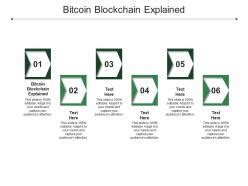 Bitcoin Blockchain Explained Ppt Powerpoint Presentation Pictures Background Designs Cpb