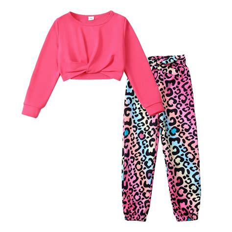 7 Years Big Girls Clothes 8 Years Girls 2pcs Outfits Set Big Girls Long