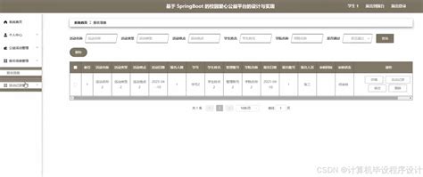【开题报告】基于springbootvue校园爱心公益平台的设计与实现（程序源码论文 计算机毕业设计校园公益网站的设计与实现开题报告