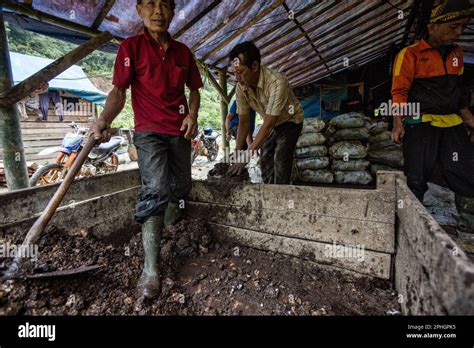 Mining In Indonesia Java Asia Stock Photo Alamy