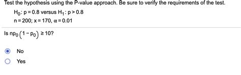 Solved Test The Hypothesis Using The P Value Approach Be Chegg