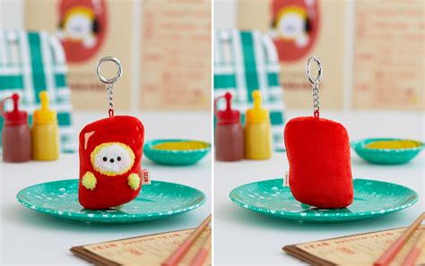 [bt21 굿즈] Bt21 치미 Chimmy 미니니 Bunsik 분식 인형 키링 Line Friends Square