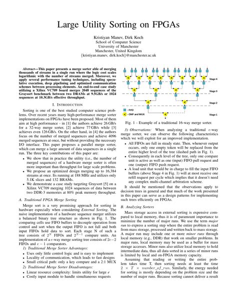 Pdf Large Utility Sorting On Fpgas