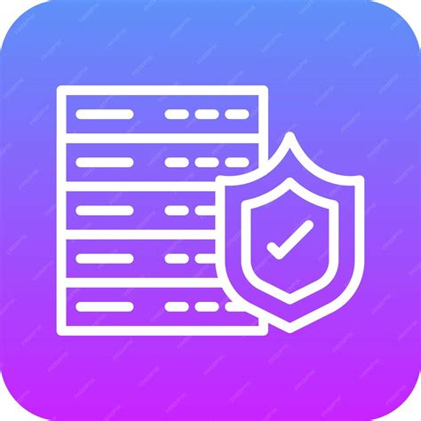 Premium Vector Data Protection Vector Icon Illustration Of Ecommerce