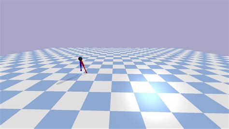 Bipedal Walking In Pybullet Spring Loaded Inverted Pendulum Youtube