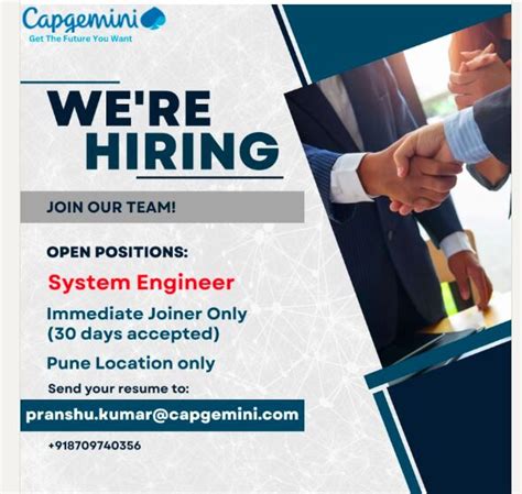 punith kumar on linkedin capgemini capgeminiishiring hiring