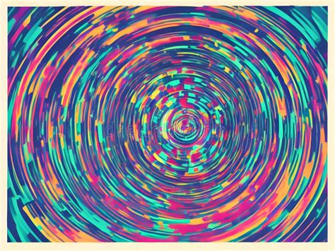 Abstract Coloured Pattern Bold Geometric Figure With Intricate Pattern Coloured Lines Banner