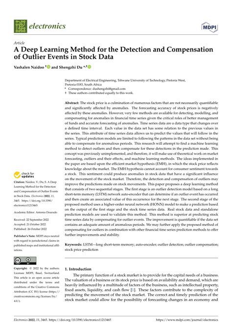 Pdf A Deep Learning Method For The Detection And Compensation Of