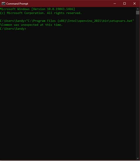 solved openvino installation error in windows intel community