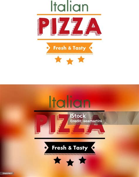 이탈리아식 피자 팻말 또는 포스터 0명에 대한 스톡 벡터 아트 및 기타 이미지 0명 녹색 디자인 Istock