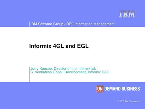 Ppt Informix 4gl And Egl Powerpoint Presentation Free Download Id3429202