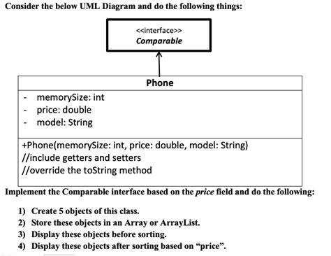 Solved Consider The Below Uml Diagram And Do The Following