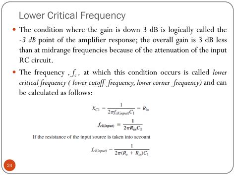 Amplifier Frequency Responsepart 1 Pdf