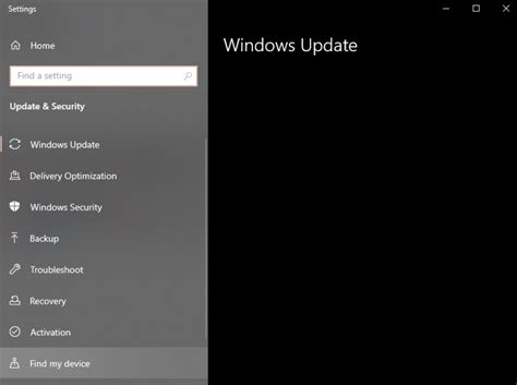 fix windows update page blank in windows 11 10